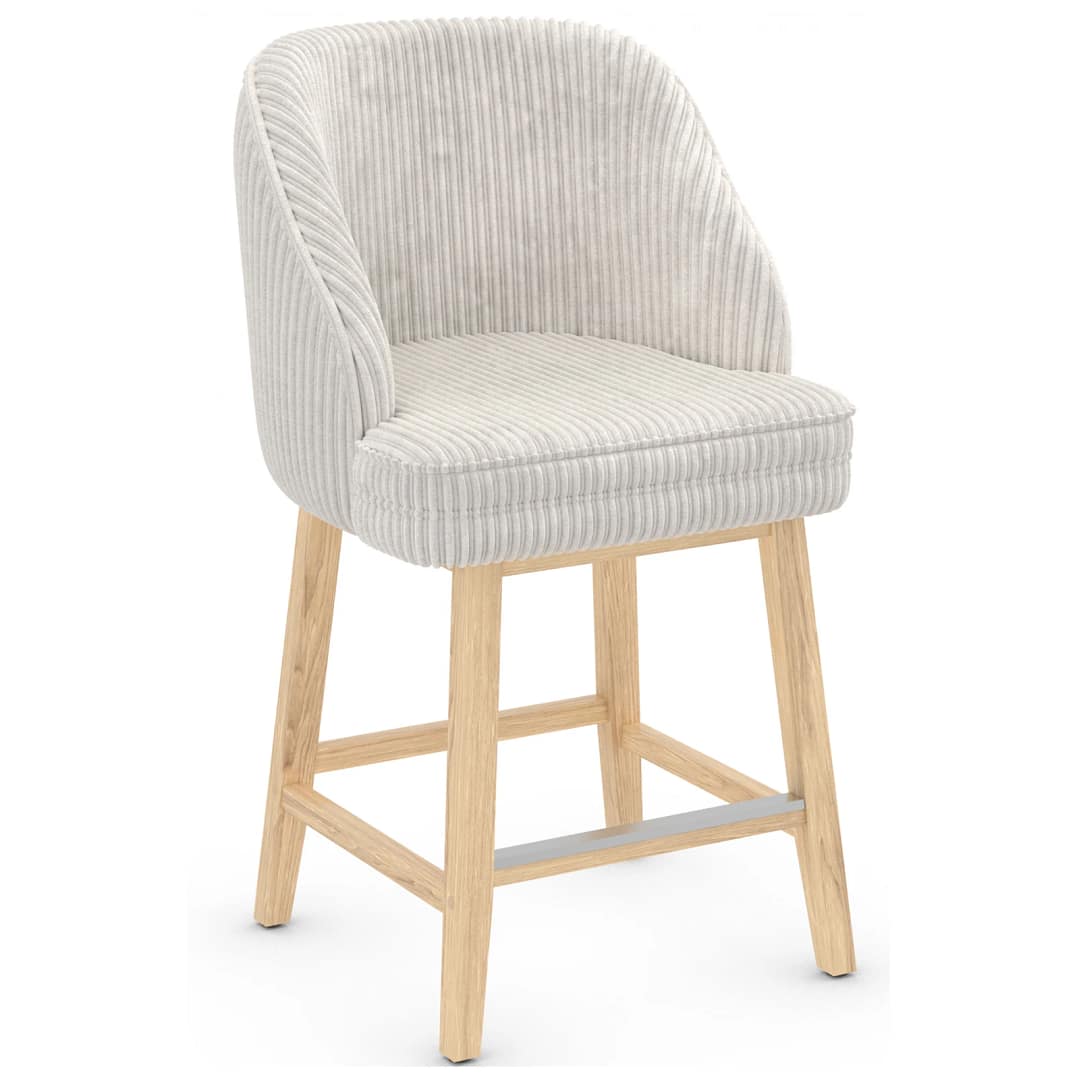 Tokyo Linen Bar Chair with backs